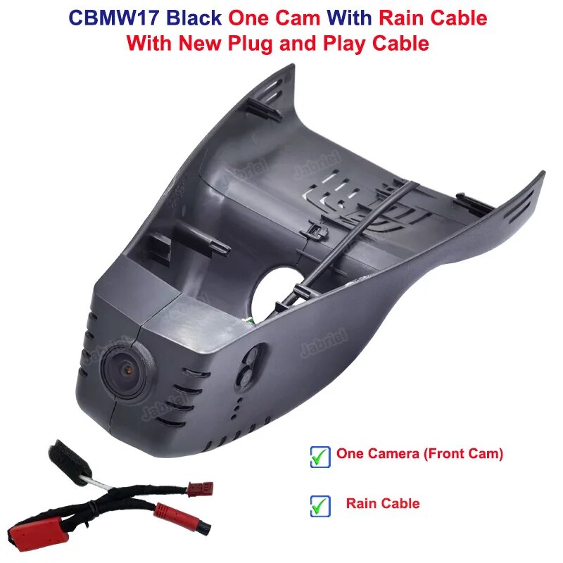Видеорегистратор для BMW X5 G05 X7 G07 3 series G20 G21 330i 320d 330d 2019 2020 Black One Cam Rain
