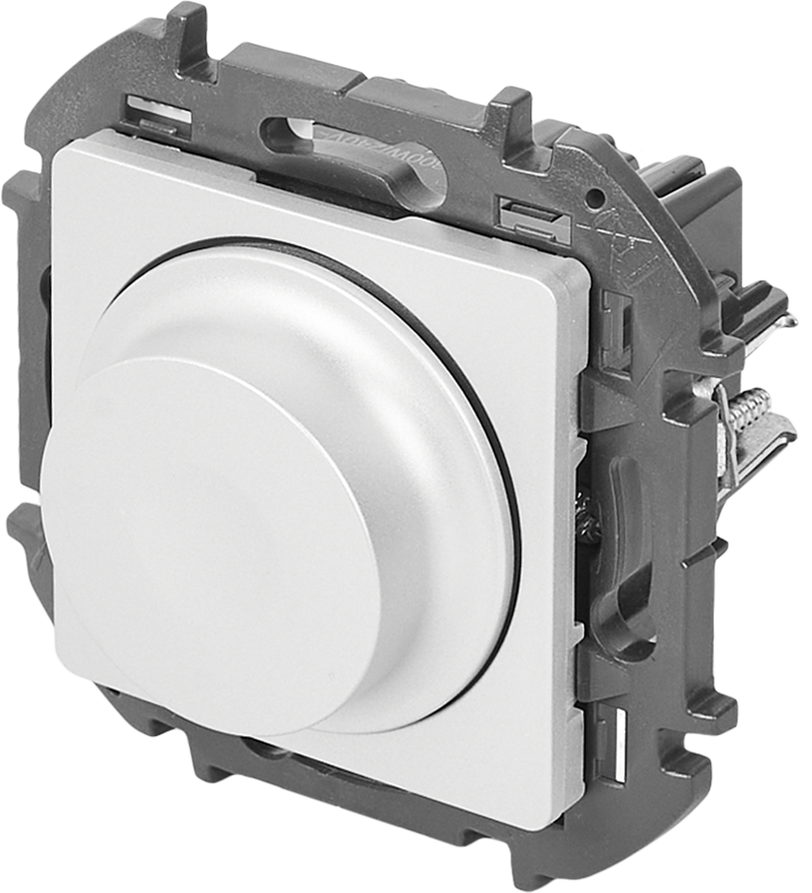 Диммер нажимной универсальный LED - Lilian - 300Вт без нейтрали - алюминий