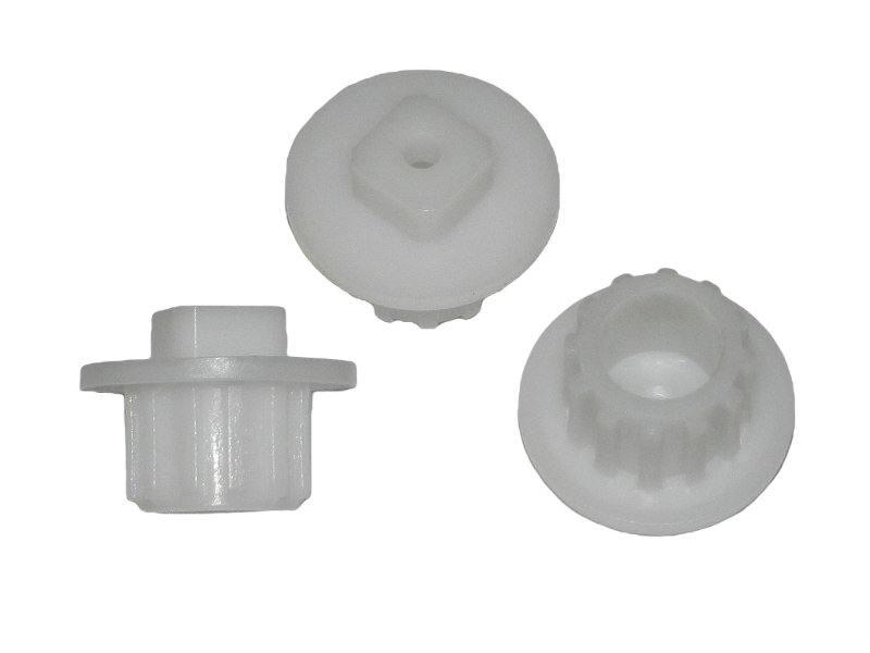 MM0332W - Набор втулок - предохранители шнека мясорубки 3шт белые (квадрат внешний под шнек) Bosch, Zelmer, PHILIPS