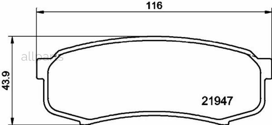 NISSHINBO NP1008SC Колодки тормозные дисковые Strong Ceramic | зад |