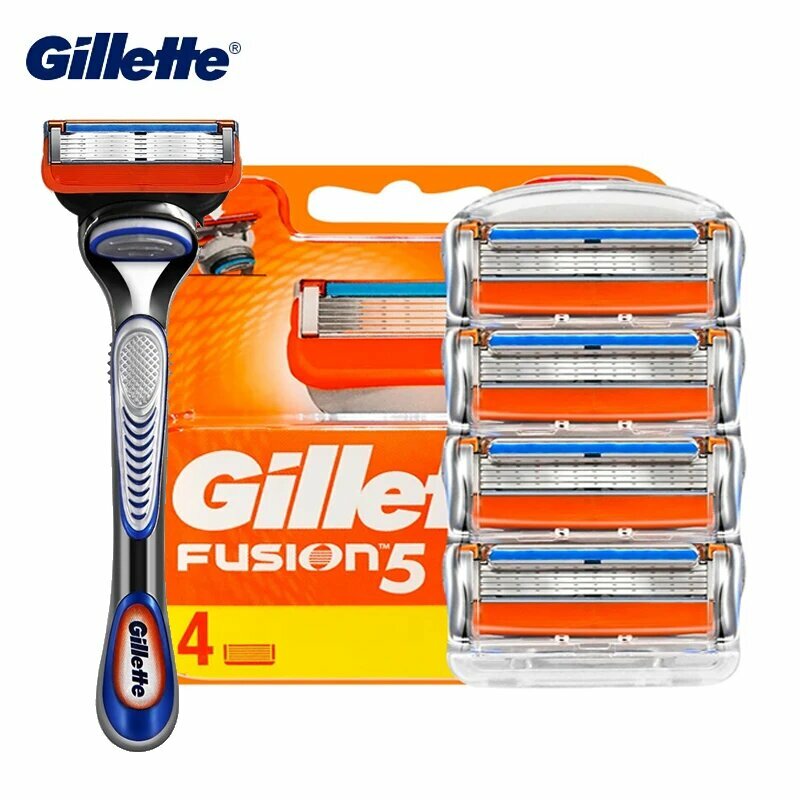 Gillette Fusion 5 Лезвия для бритвы 4pcs/8pcs/16pcs 1handle 4blades
