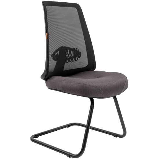 Кресло офисное Chairman 535V Россия ткань черный/серый