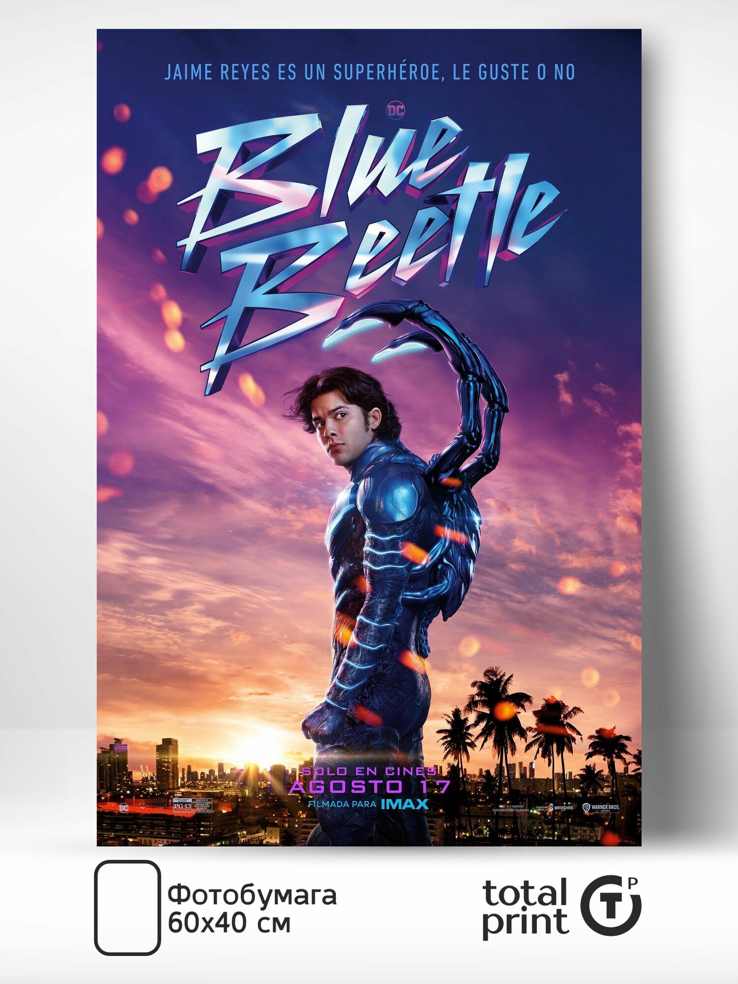 TotalPrint Постер для интерьера по фильму, 60х40см, Синий Жук