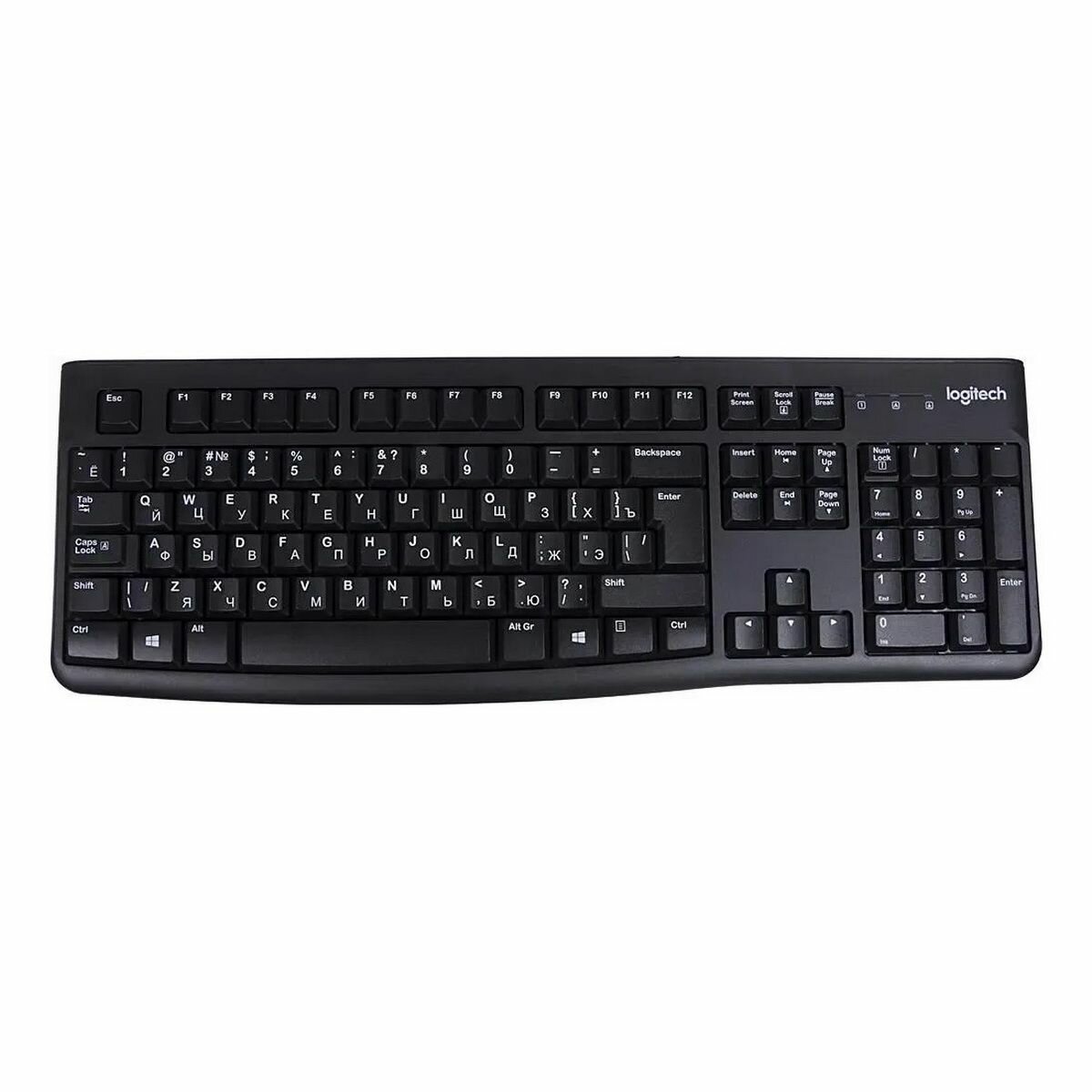 Клавиатура ASUS K120, USB, складная, оптическая, 104 клавиши, черная, 550 г