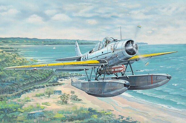 03233 Trumpeter Бомбардировщик TBD-1A Devastator 1/32
