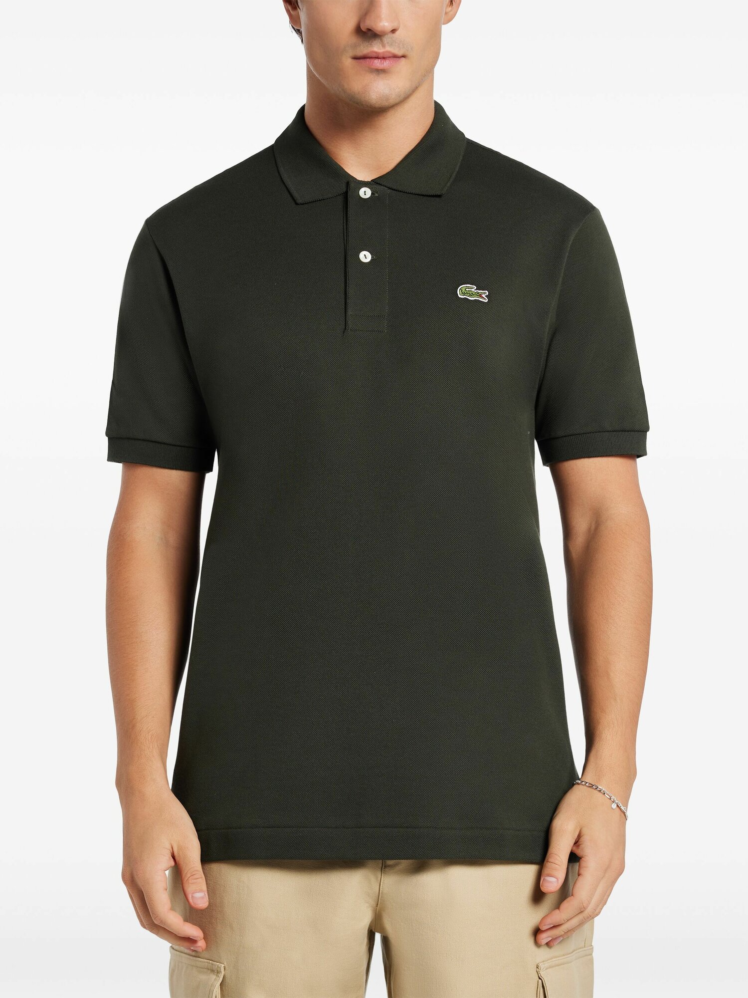 Рубашка LACOSTE Original, размер S, green — фото 1
