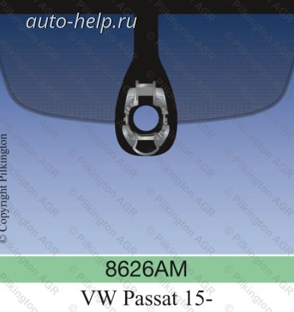 FYG VOLKSWAGEN Лобовое ДД VIN Молдинг solar