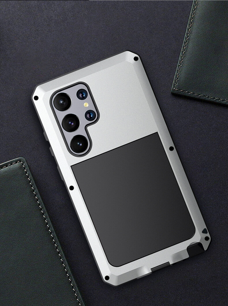 Неубиваемый водостойкий противоударный водонепроницаемый грязестойкий влагозащитный ударопрочный чехол-бампер MyPads для Samsung Galaxy S24 Plus це.