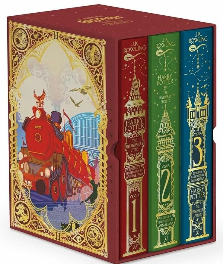 Harry Potter 1-3 Box Set: MinaLima Edition Hardcover