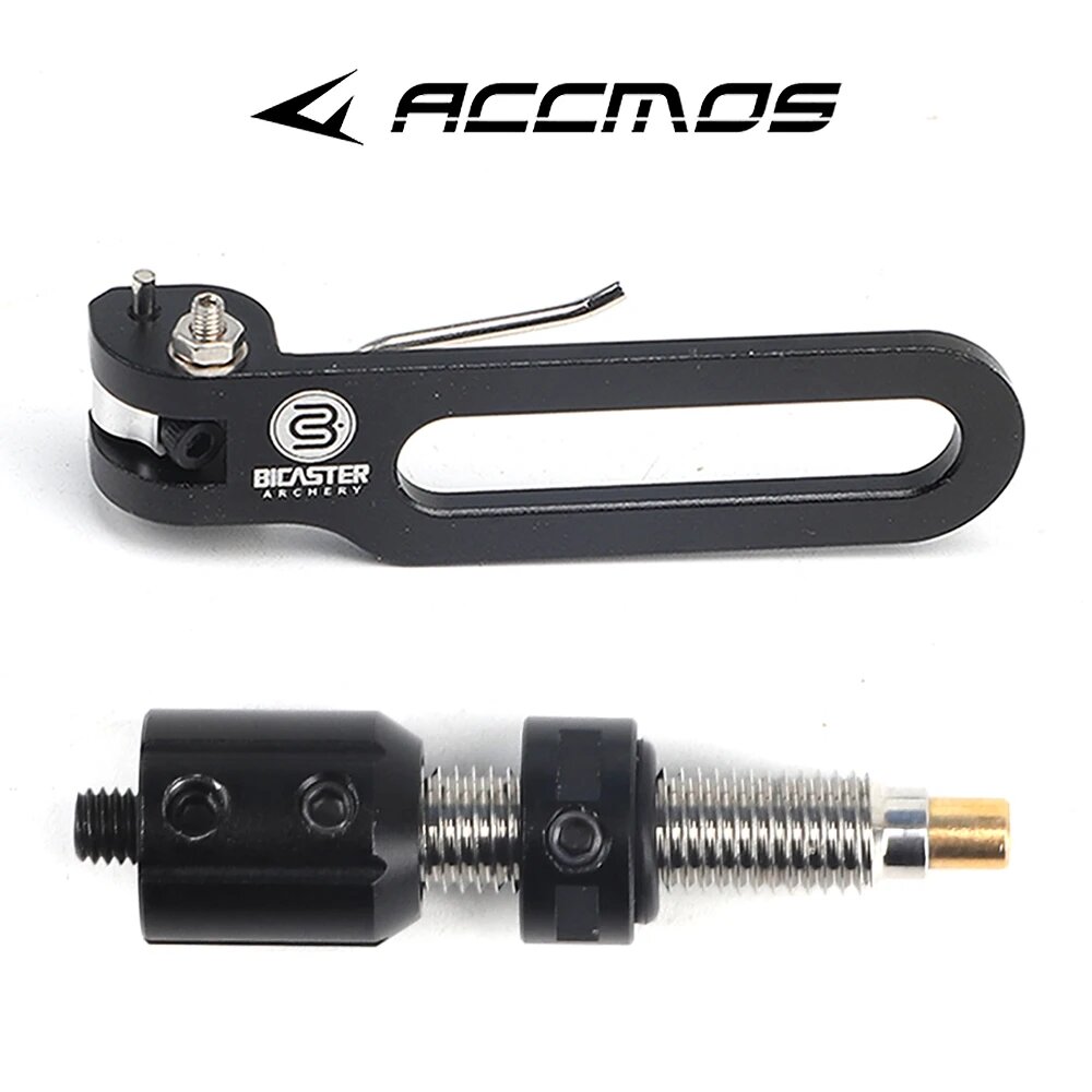 Стойка для стрельбы из лука LH/RH + плунжер для рекурсивного лука Черный, 1set RH black