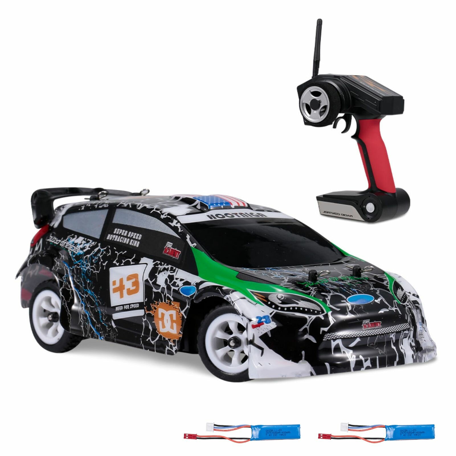 WLtoys K989 1/28 Автомобиль с дистанционным управлением 2,4G 30 км / ч Высокоскоростной