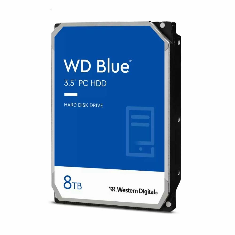 Жесткий диск Western Digital SATA-III 8TB Western Digital80EAAZ Desktop Blue (5640rpm) 128Mb 3.5" WD80EAAZ