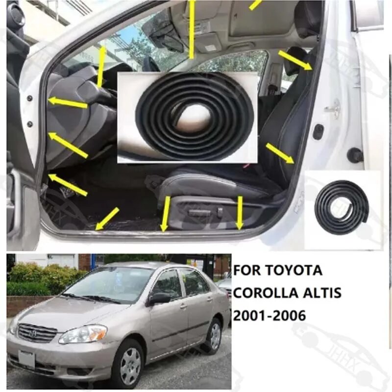 Резиновая прокладка TOYOTA COROLLA ALTIS 2001-2006, FRONT RIGHT