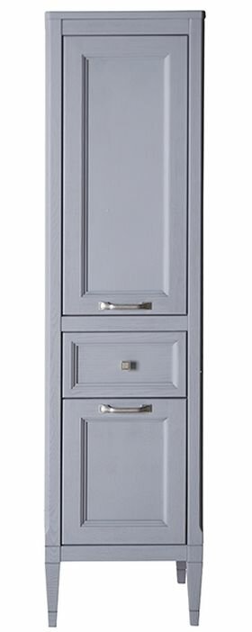 Пенал ASB Woodline Гранда 40 Grigio, правый, цвет: серый