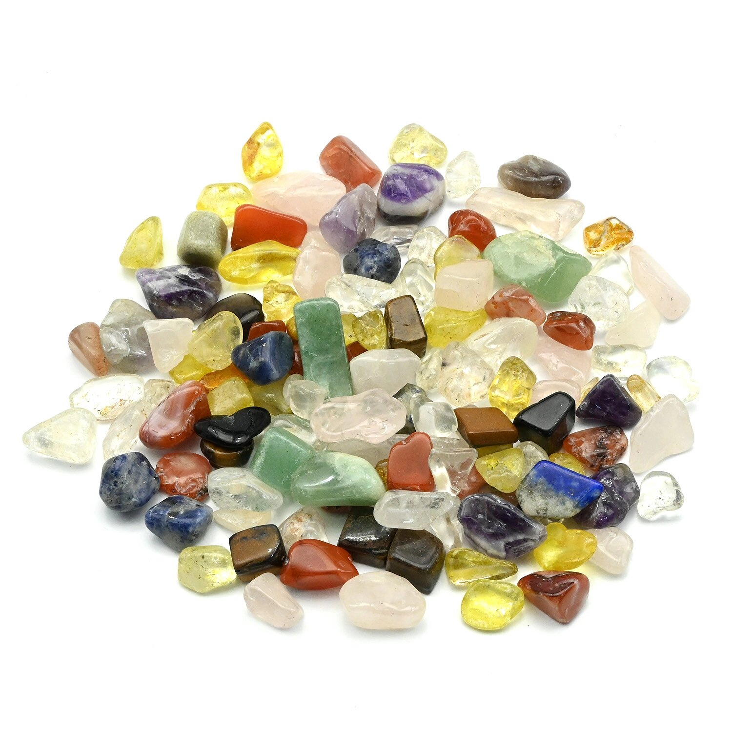 Микс галтовка фракция 7-15мм, упаковка 100г .