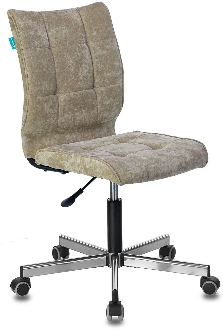 Кресло Бюрократ CH-330M/LT-21 песочный, ткань, крестовина металл хром