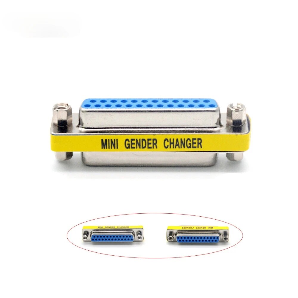 D-Sub 25pin Адаптер Jninsens 1 Piece, DB25 Female to Femal