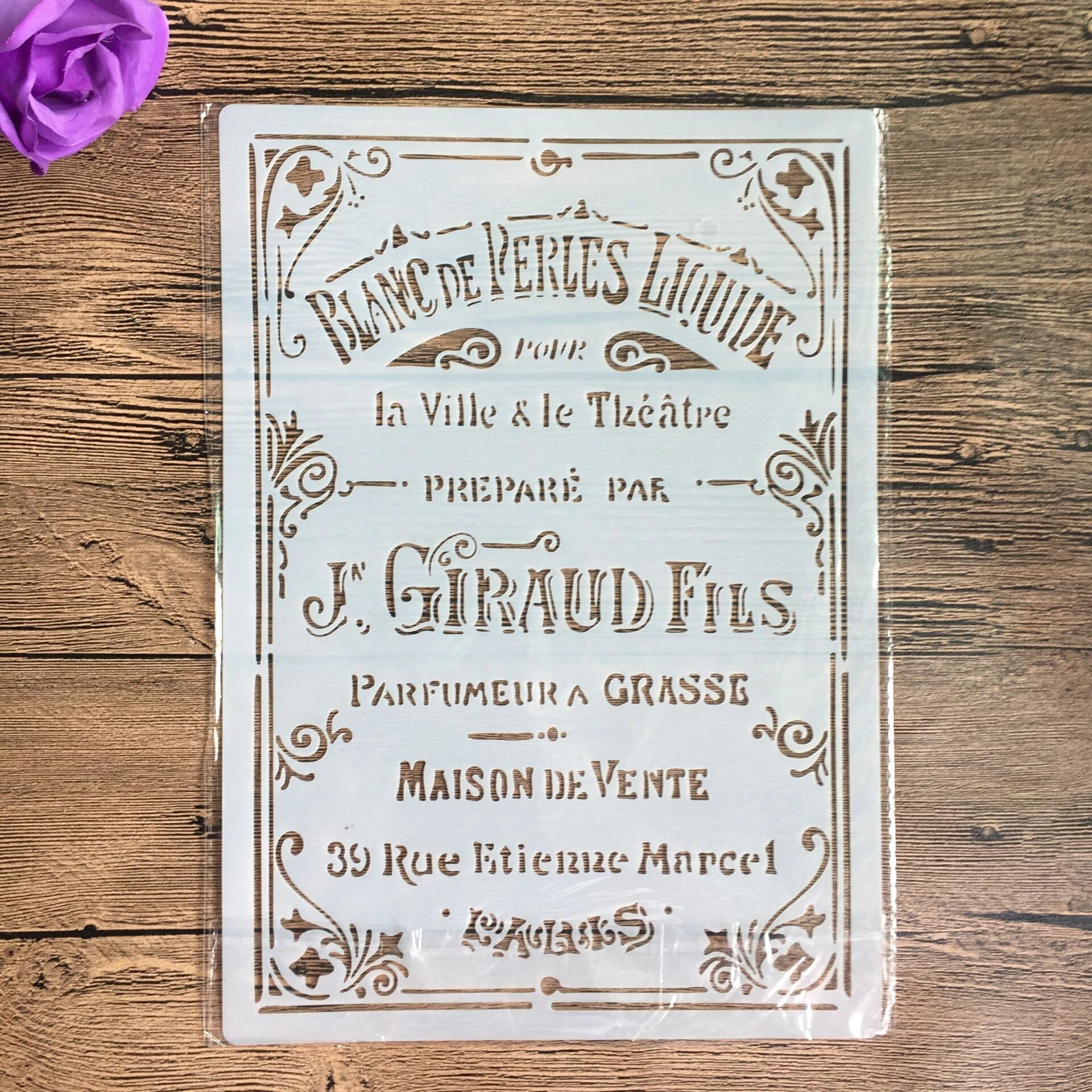 Трафарет для рисования, цвет 728