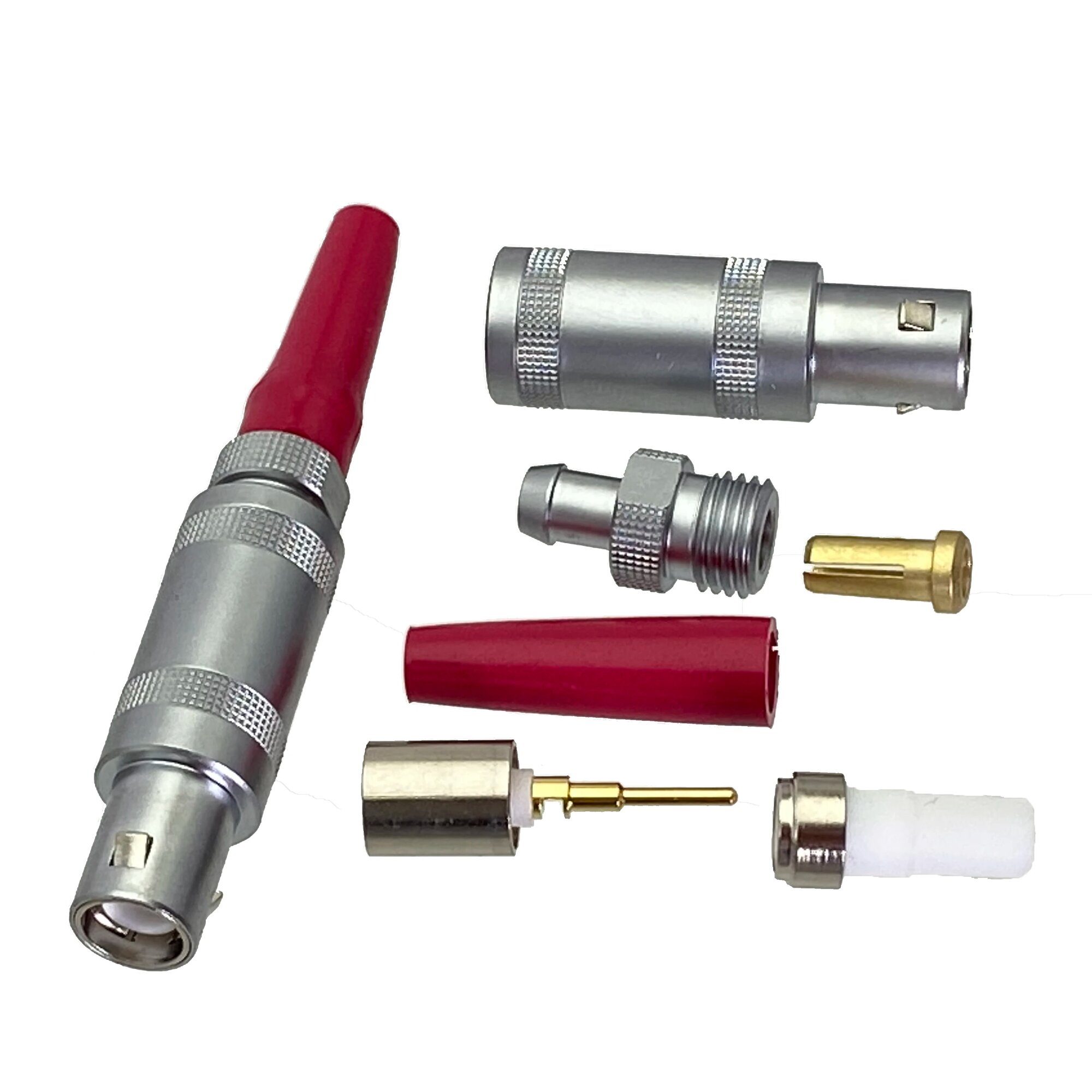 FFA.1S 1PIN C9 разъем для дефектоскопа 11-49Pcs, Type 1---Red tubes