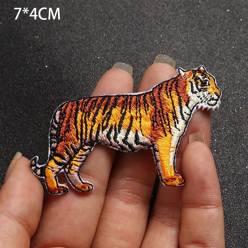 Мультяшные животные вышитые нашивки для одежды G-BT0018-6