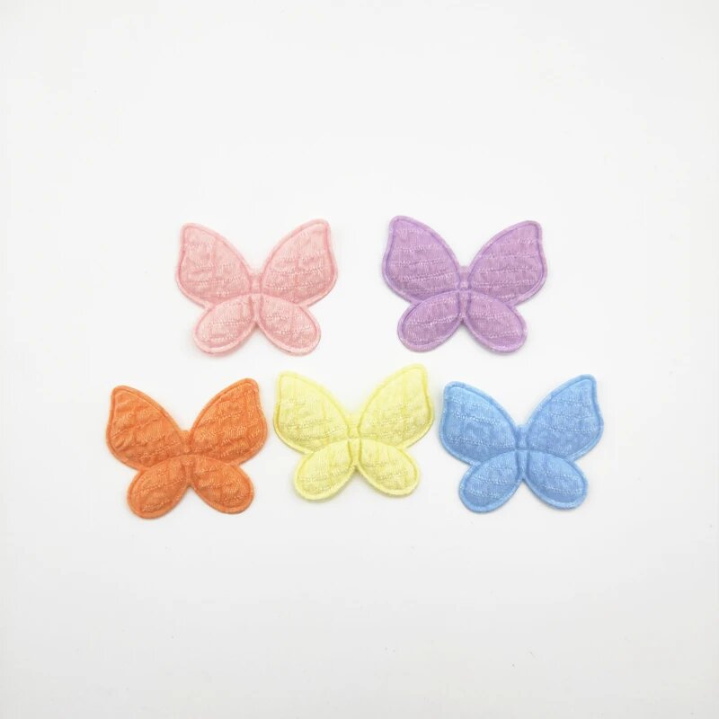 Фетровые аппликации бабочки GZULA 50 шт. Mix