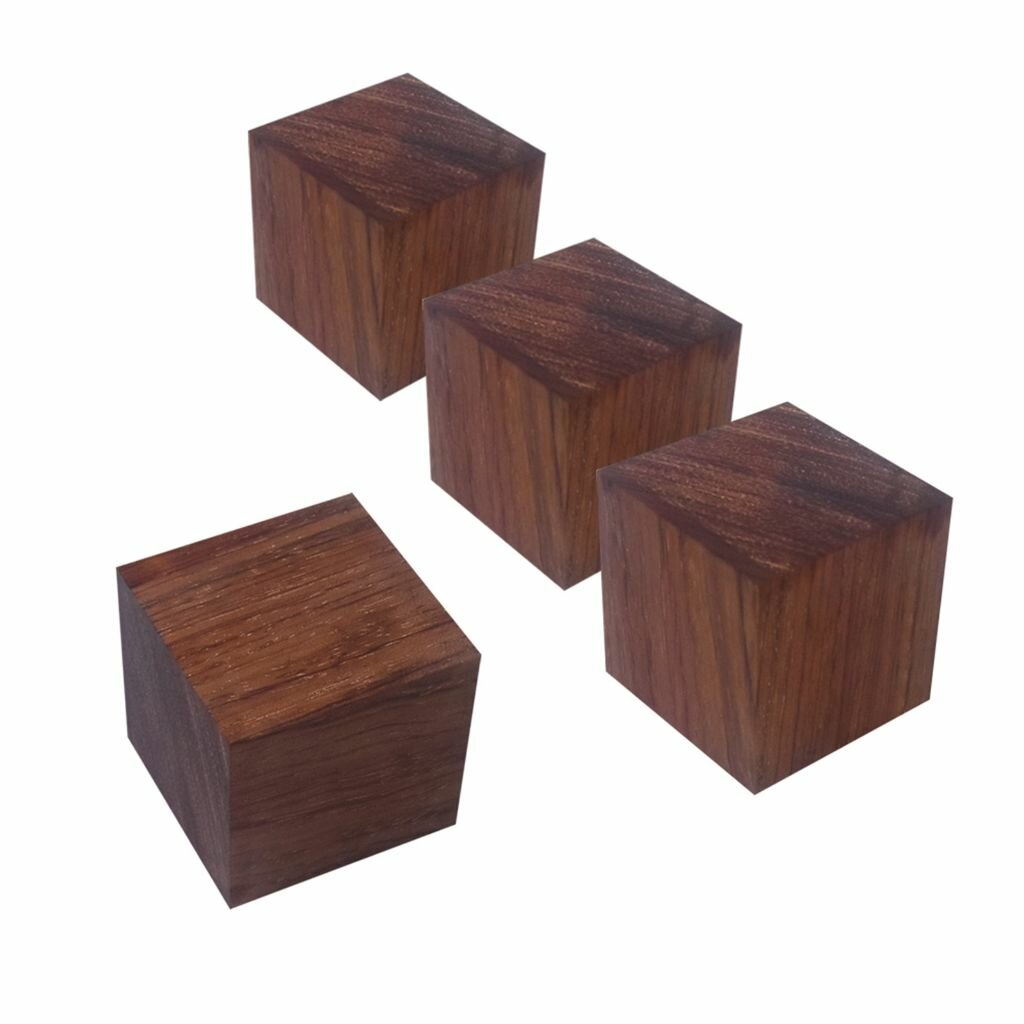 Аксессуары для динамиков, Квадратные деревянные подставки - 4 шт.