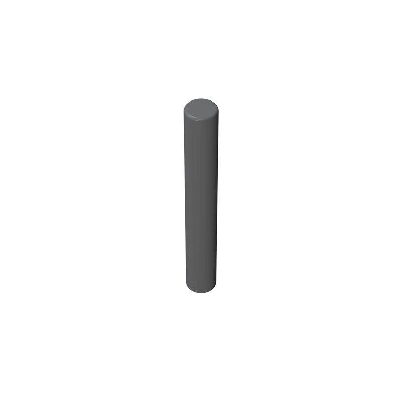 Серый пластиковый столб Gobricks GDS-884 3L, 18+