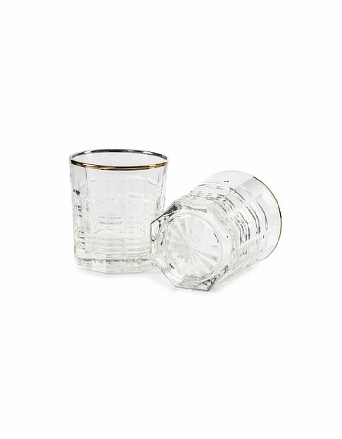 Набор стаканов низкий "даллас голд" 2шт. 300мл