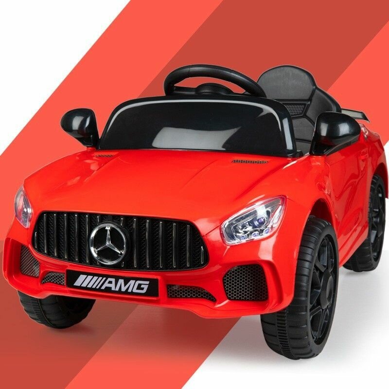 Электромобиль детский красный Электромобиль детский