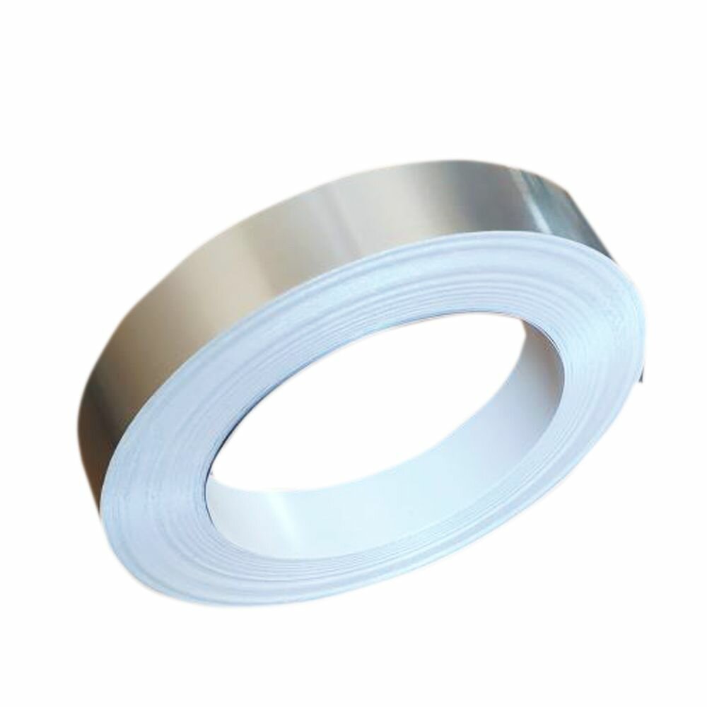 Алюминиевая лента для изготовления букв для вывесок 80мм x 95м (Серебристая)