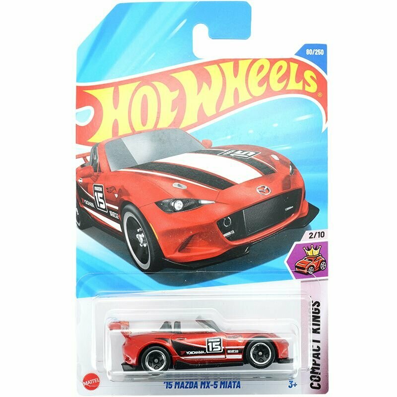 Машинка Mattel Hot Wheels 2025 C4982- '15 Mazda MX-5 Miata