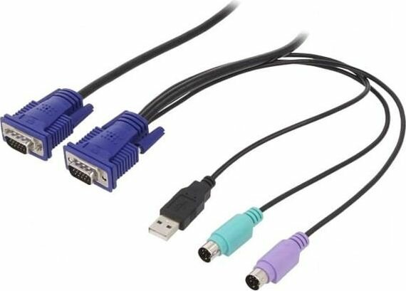 Переключатель DIGITUS DS-19231 Переключатель M черный 1,8м 1шт