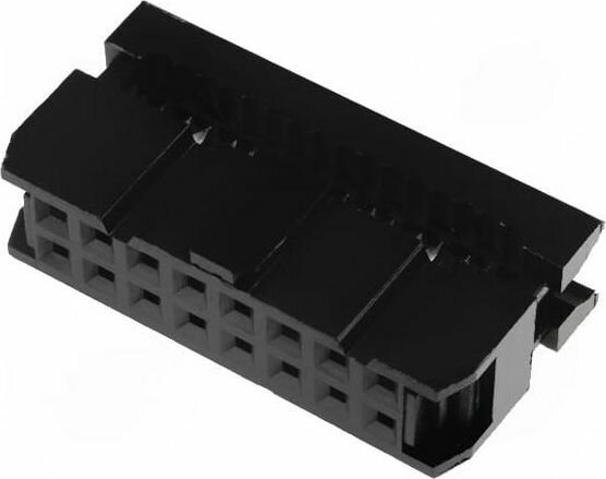 Вилка ADAM FCS-16-SG IDC "мама" PIN 16 без зажима шлейфа IDC на шлейф 1шт