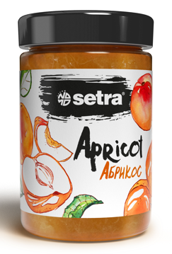 Джем SETRA абрикосовый /стекло/ 335г