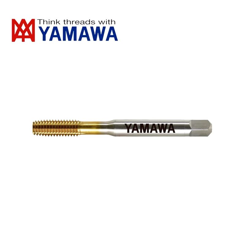 Японский YAMAWA HSSE спиральный метчик для резьбы M1-M14 M3X0.5, TIN-RS