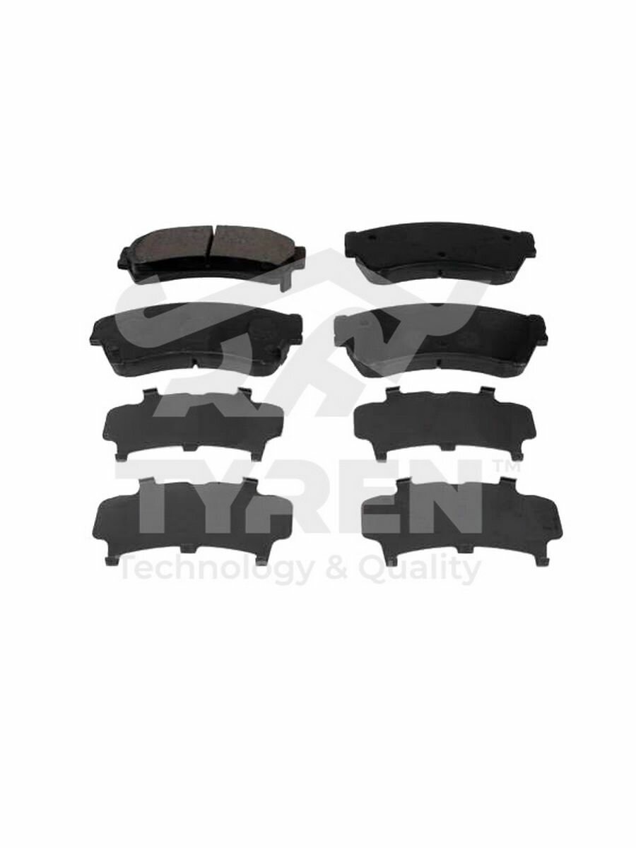 Тормозные колодки дисковые передние TYREN TYR1214891 для MAZDA 6