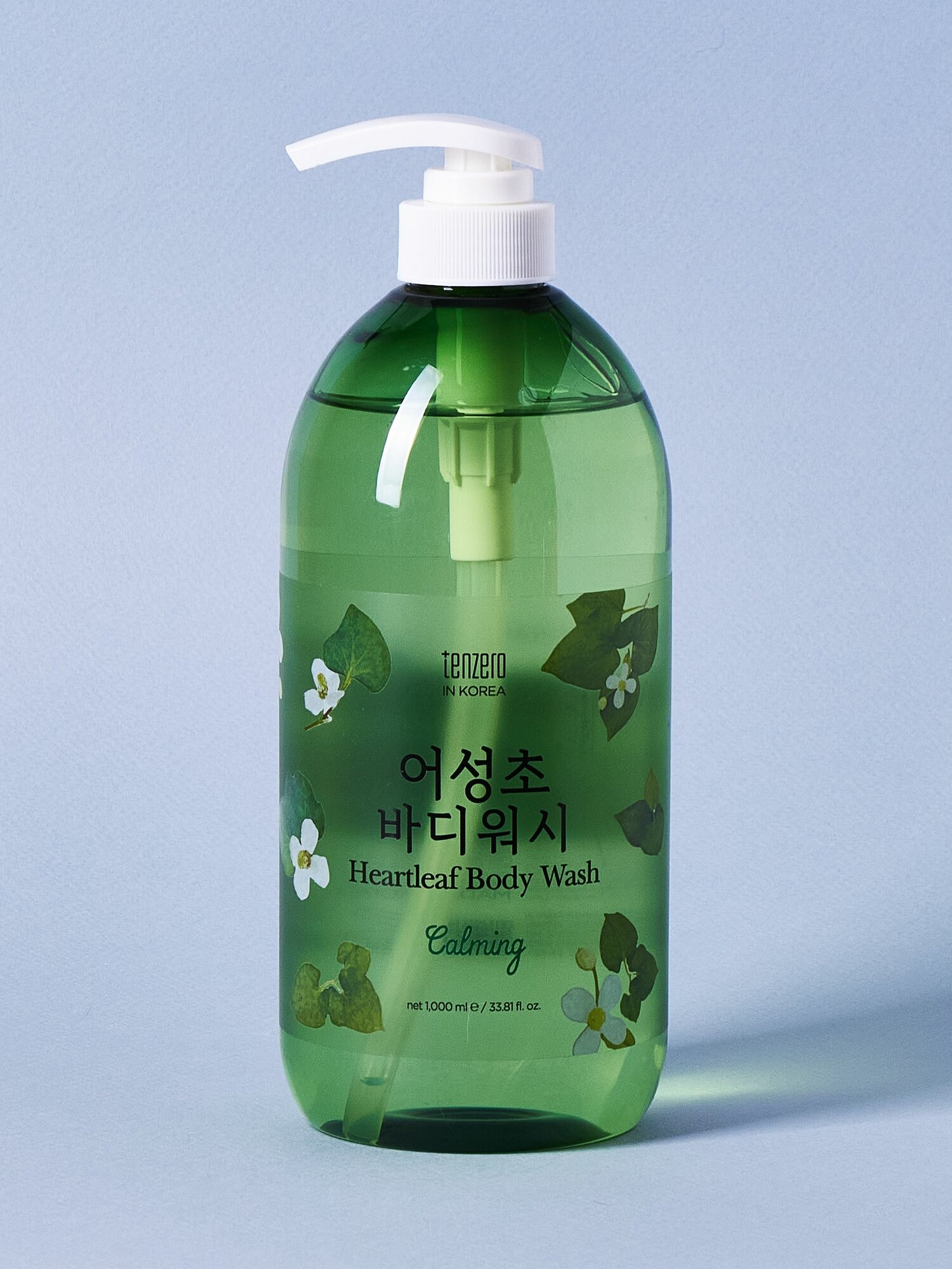 TENZERO Успокаивающий гель для душа с экстрактом хауттюйнии 1000мл Calming Heartleaf Body Wash