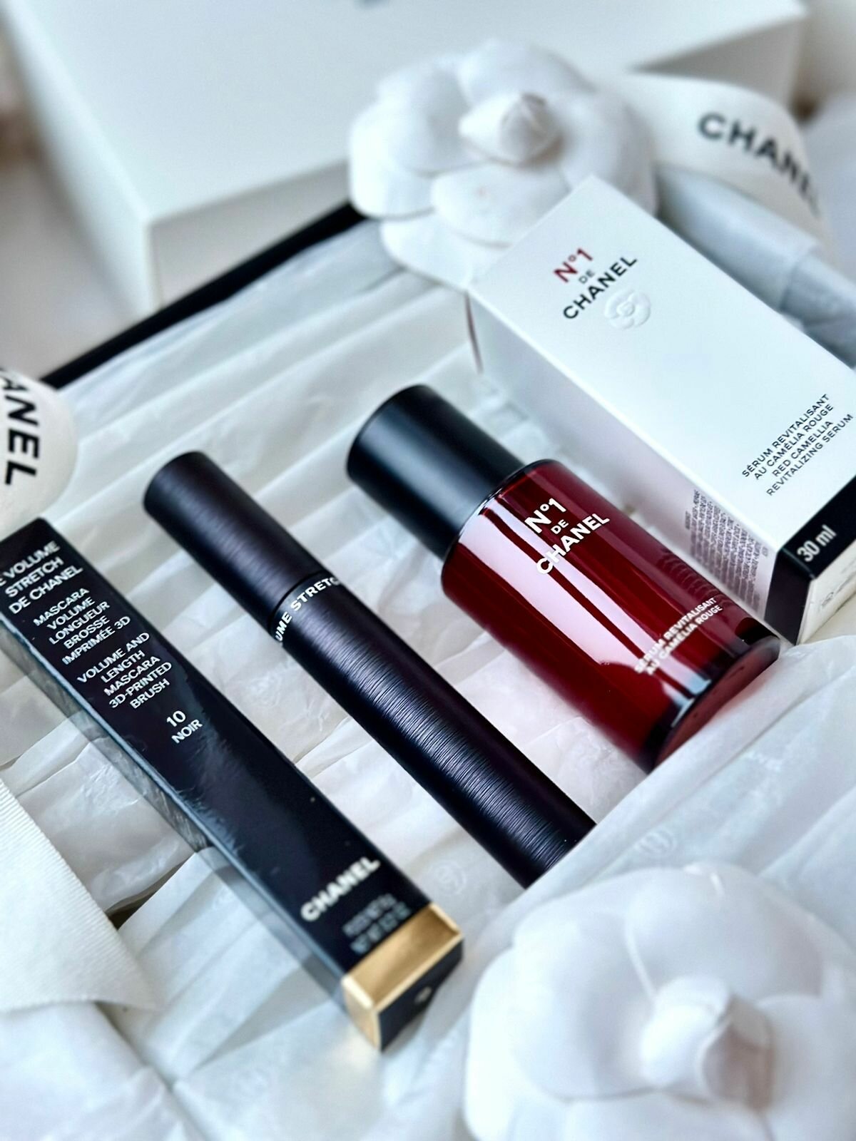 Набор Chanel тушь для ресниц и сыворотка номер 1 для лица