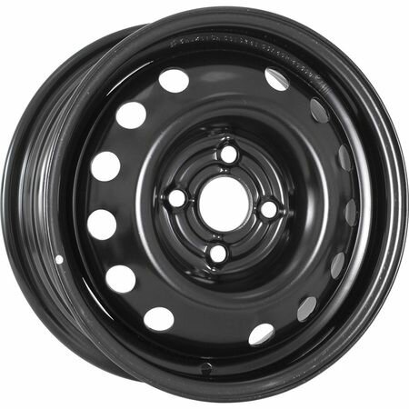 Колесный штампованный диск Евразиа тапо 53A45R R14x5.5 4x100 ET45 CB54 Black