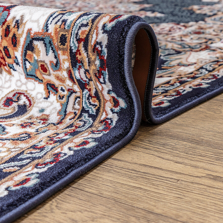 Ковер, Прямой, Тёмно-синий, Бежевый, Золотистый, Красный, Бирюзовый, восточный, классический, на пол, в гостиную, спальню, в ассортименте (280 см. на 380 см.)