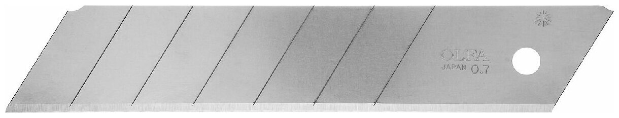 Сегментированные лезвия OLFA OL-HB-5B, 25х126х0.7 мм, 5 шт. — особо мощные и долговечные.