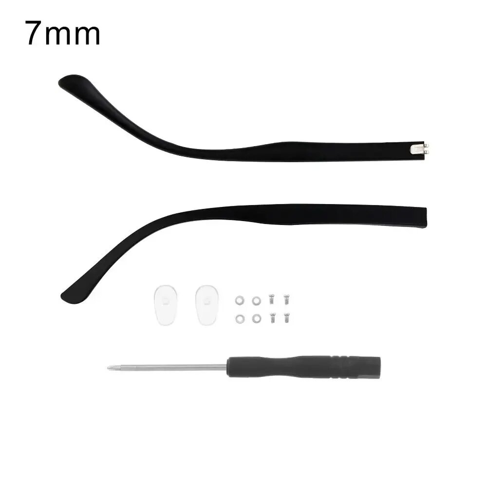 Дужки для очков черные 7mm TR90