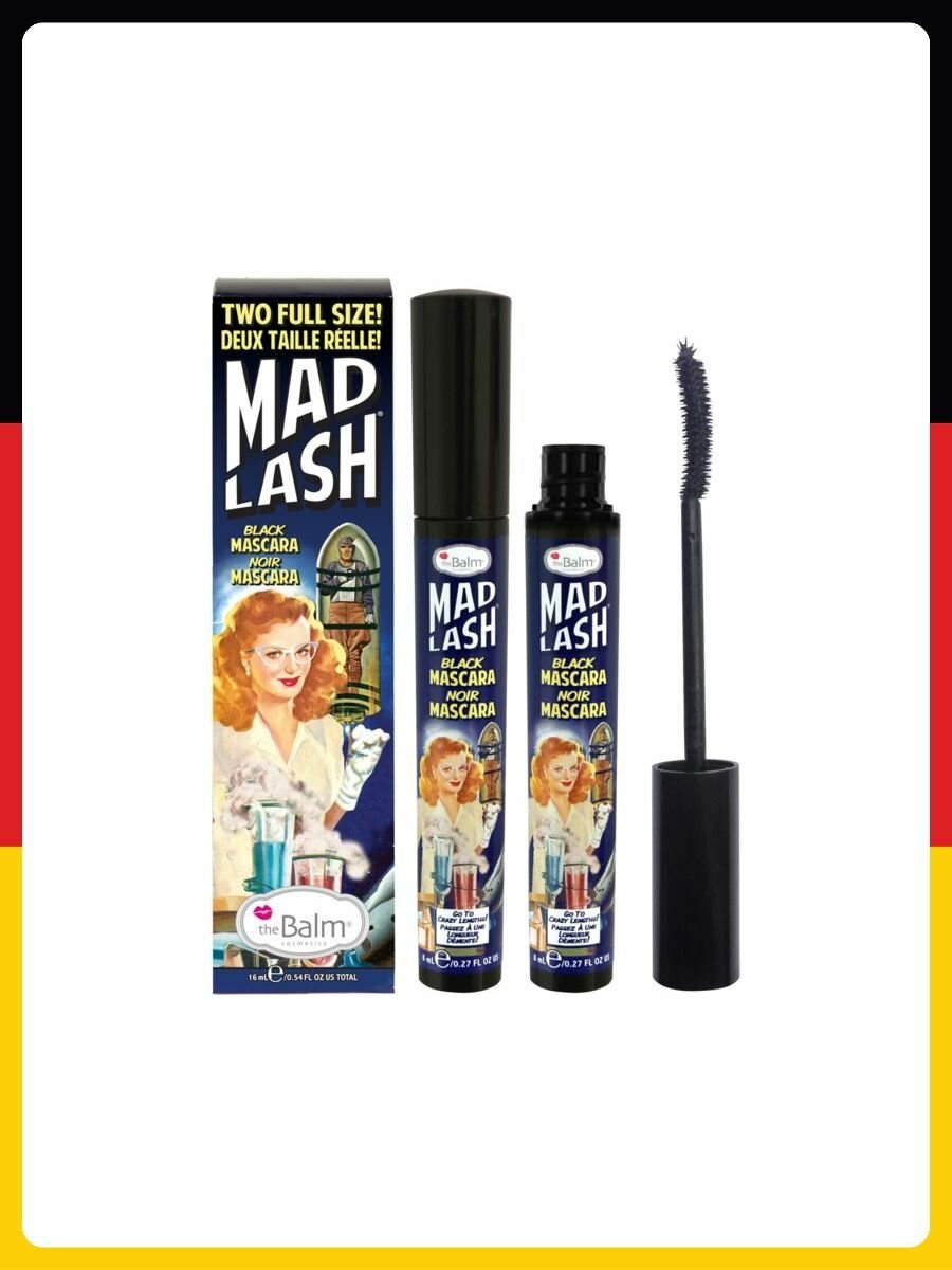 Тушь для ресниц the Balm Mad Lash Black Mascara Full Size Duo Set