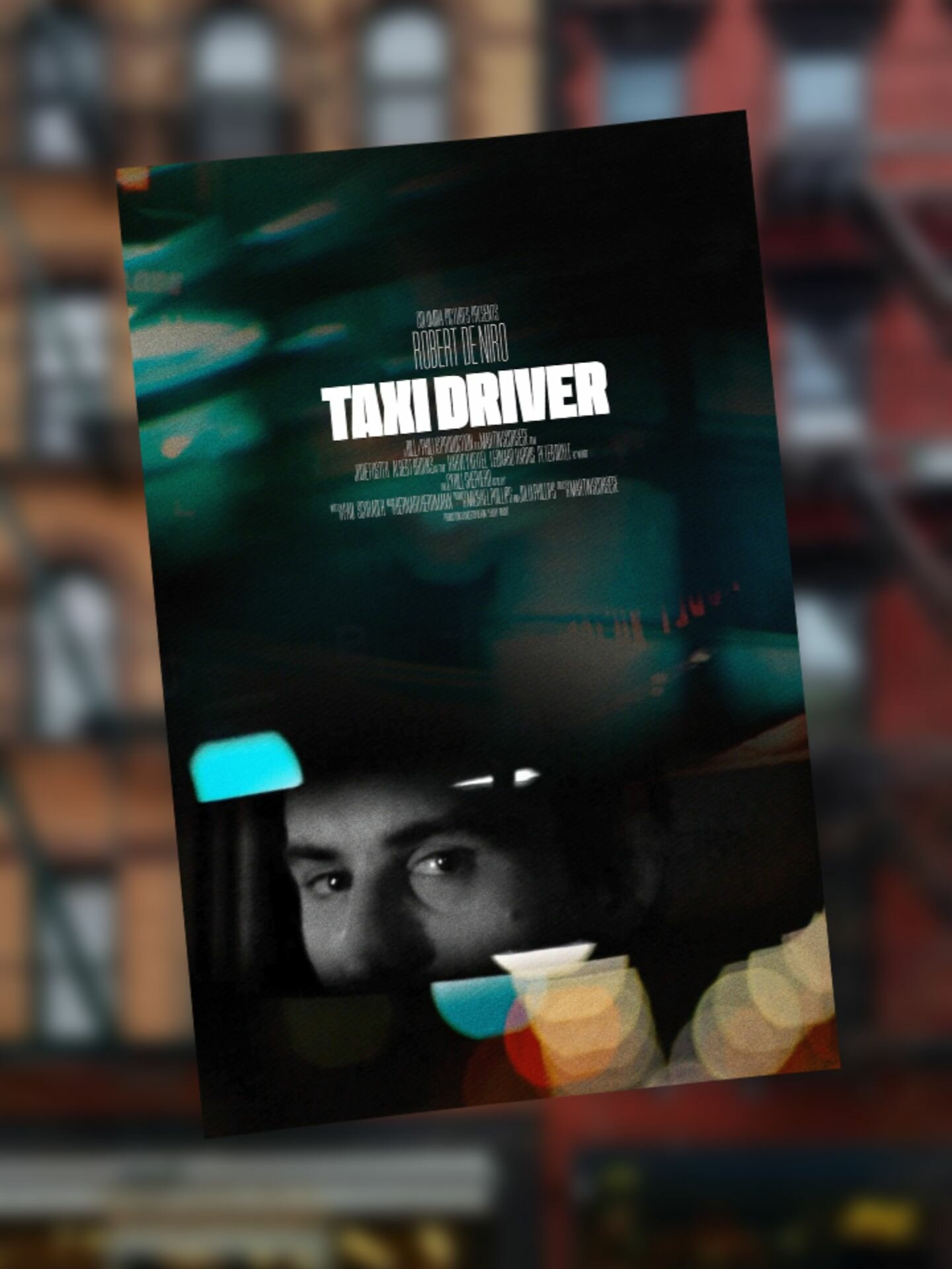 Постер pinterest "Таксист", 29.7х42см, А3, глянцевый