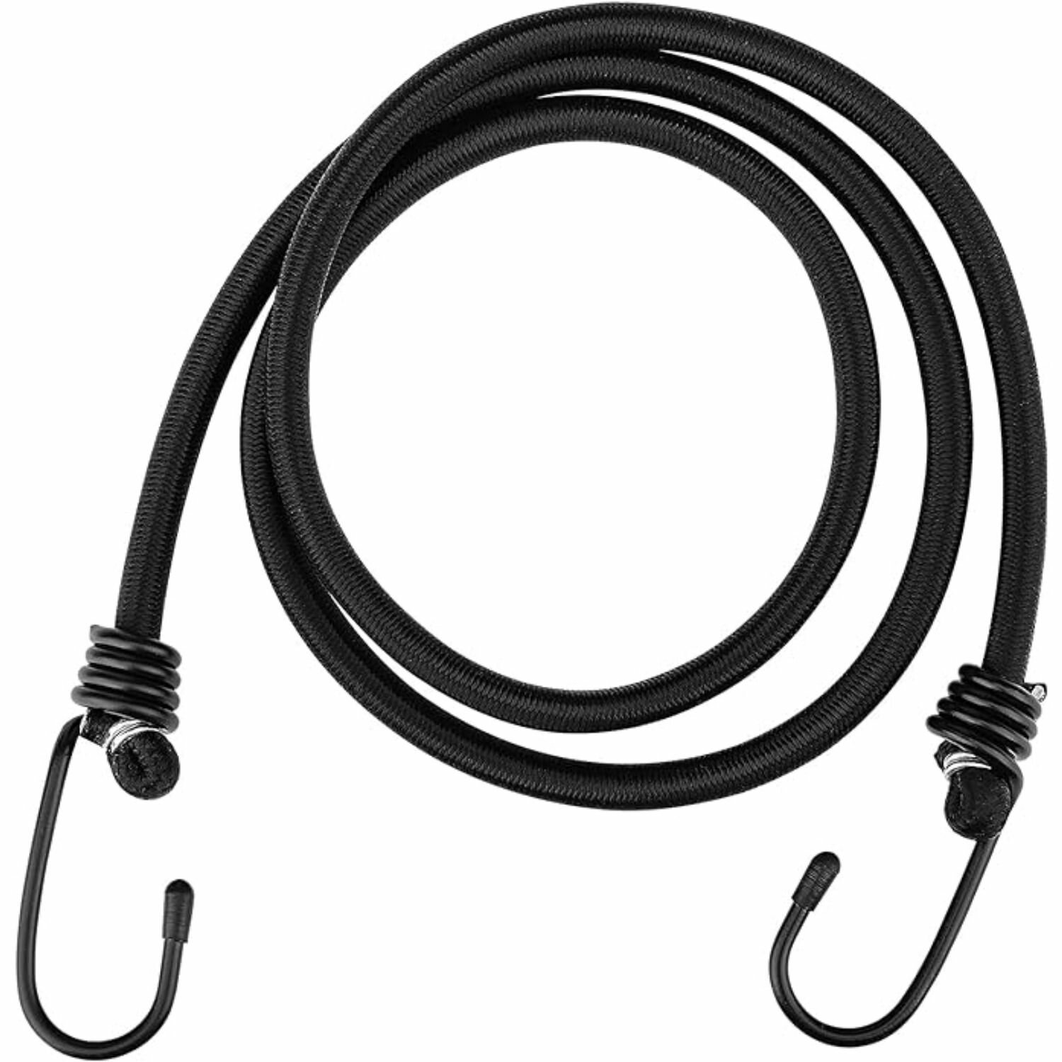 Стяжка для багажа, на штатное место, каучук/металл, 120см, комплект 2 шт