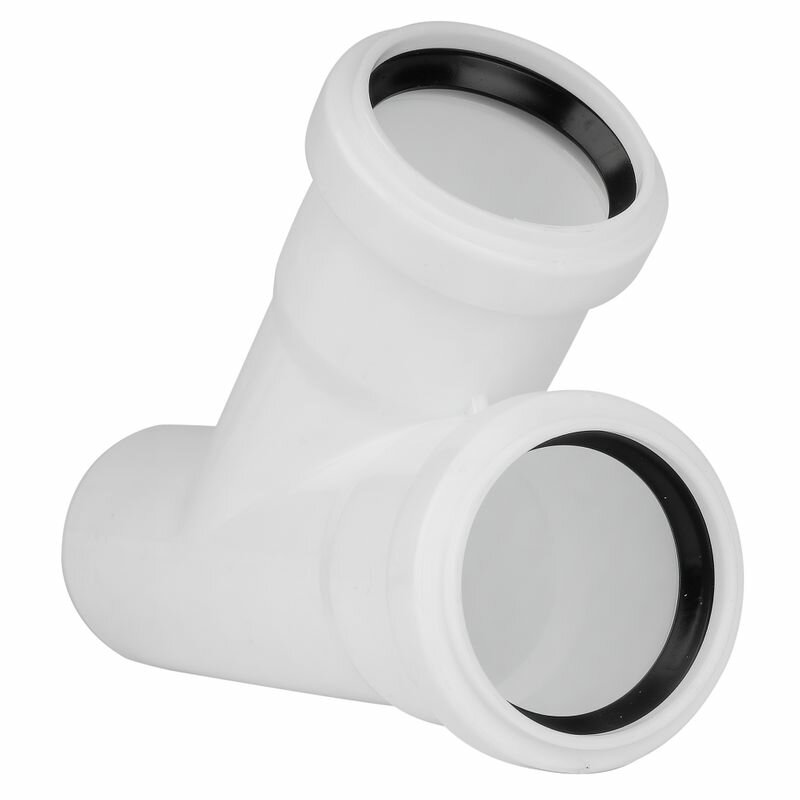 Тройник канализационный 50х50 мм 45малошумный RTP Elite