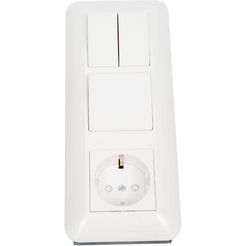 Блок Systeme Electric СП Blanca / Прима белый SE, для коридорарозничная упаковка