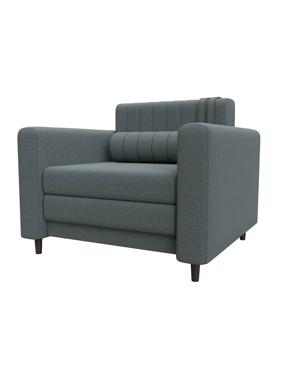 Кресло из серии Браун, 95х87х93 см, раскладное на ножках, рогожка