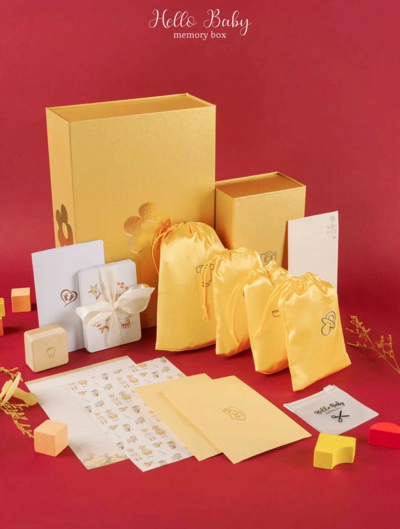 Мемори-бокс HELLO BABY Memory BOX, памятные коробочки для новорожденных, мамины сокровища