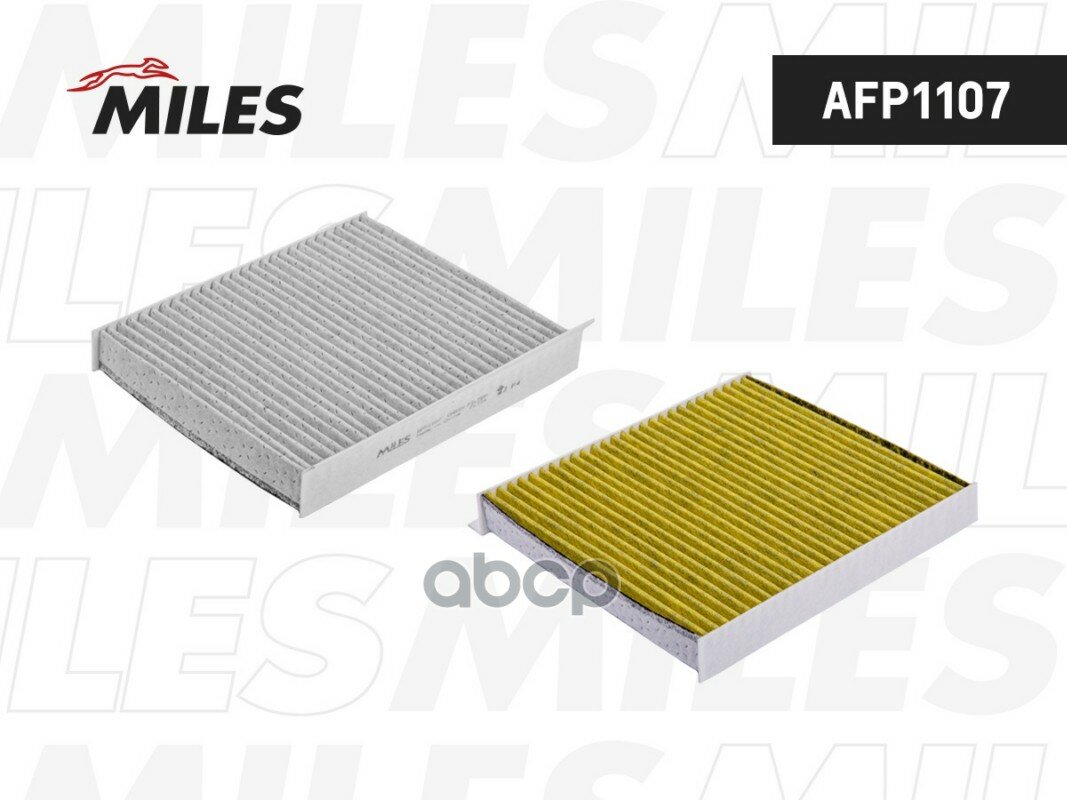 Фильтр салонный антибактериальный (серия PRO) Haval F7 (18-)/F7x (19-)/Jolion (21-)/Dargo (22-) CrystalAir AFP1107 Miles арт.